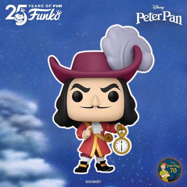 Funko Disney Peter Pan POP Captain Hook Figure - Walmart.com