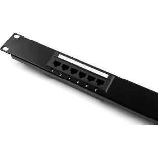 Leviton QuickPort 41089-12W 12-Port Network Patch Panel - Walmart.com