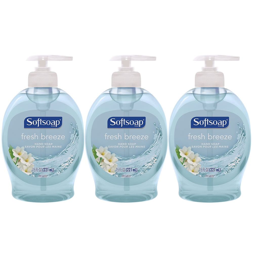 Pack of (3) Colgate-Palmolive Softsoap Hand Soap Fresh Breeze, 7.5 Fl ...