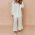 Gytharion Summer Casual Outfits for Women Lapel Button Down Long Sleeve ...