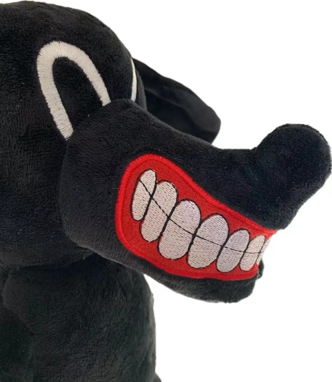 Buy 12 inch Cartoon Dog Plush Toy, Black Cartoon Dog Plush Online at ...