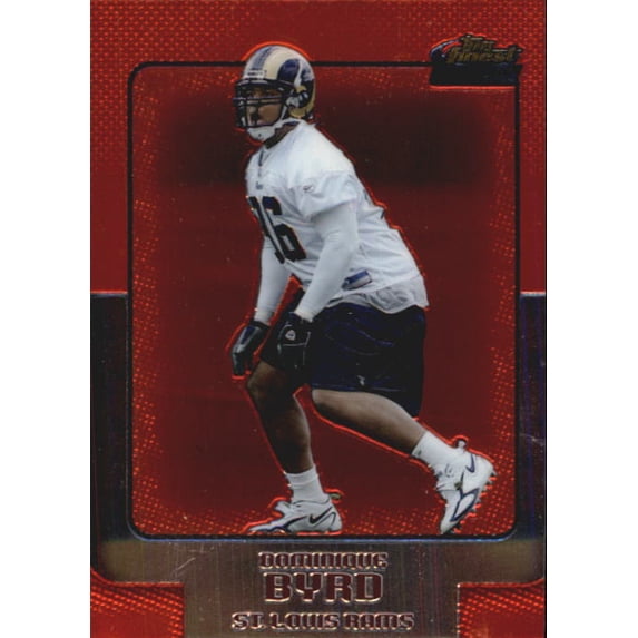 2006 Finest #133 Dominique Byrd RC NFL Football Trading Card - Walmart.com