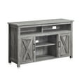 BELLEZE Farmhouse-Inspired Television Stand - Corin, Gray Wash, Media ...
