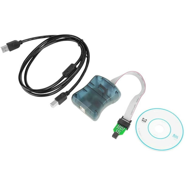 1 Set AVRISP mkII Downloader Compatible with Original Programmer Supports AVR Studio 4/5/6 or ...