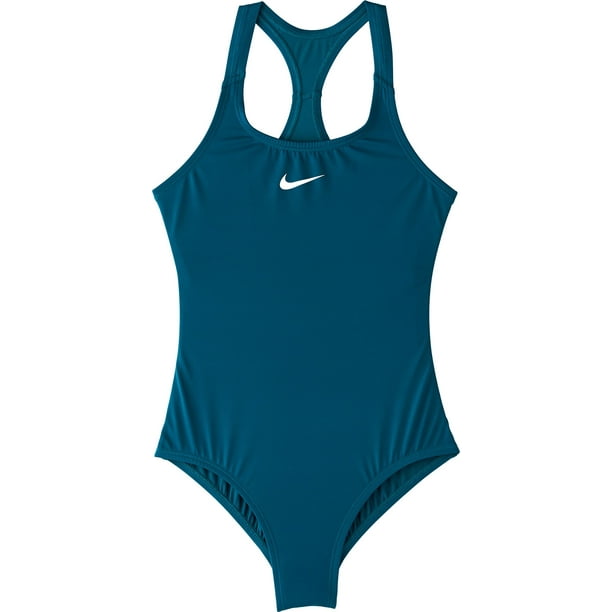 Nike Nike Girls Solid Racerback One Piece Swimsuit
