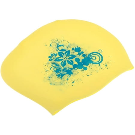 Silicone Long Hair Swimming Cap Swimming Pool Hat for Swimmers with ...