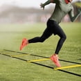 26ft Adjustable Agility Speed Ladder Training Ladder with Carry Bag ...