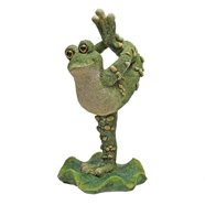 Design Toscano Ribbit the Frog Garden Toad Statue, 9 Inch, Polyresin ...