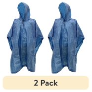 Totes Unisex Rain Poncho, Lightweight, Reusable, And Packable, Blue ...