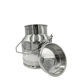 MilkMeister Large Stainless Steel Milk Can Totes - Metal Containers for ...