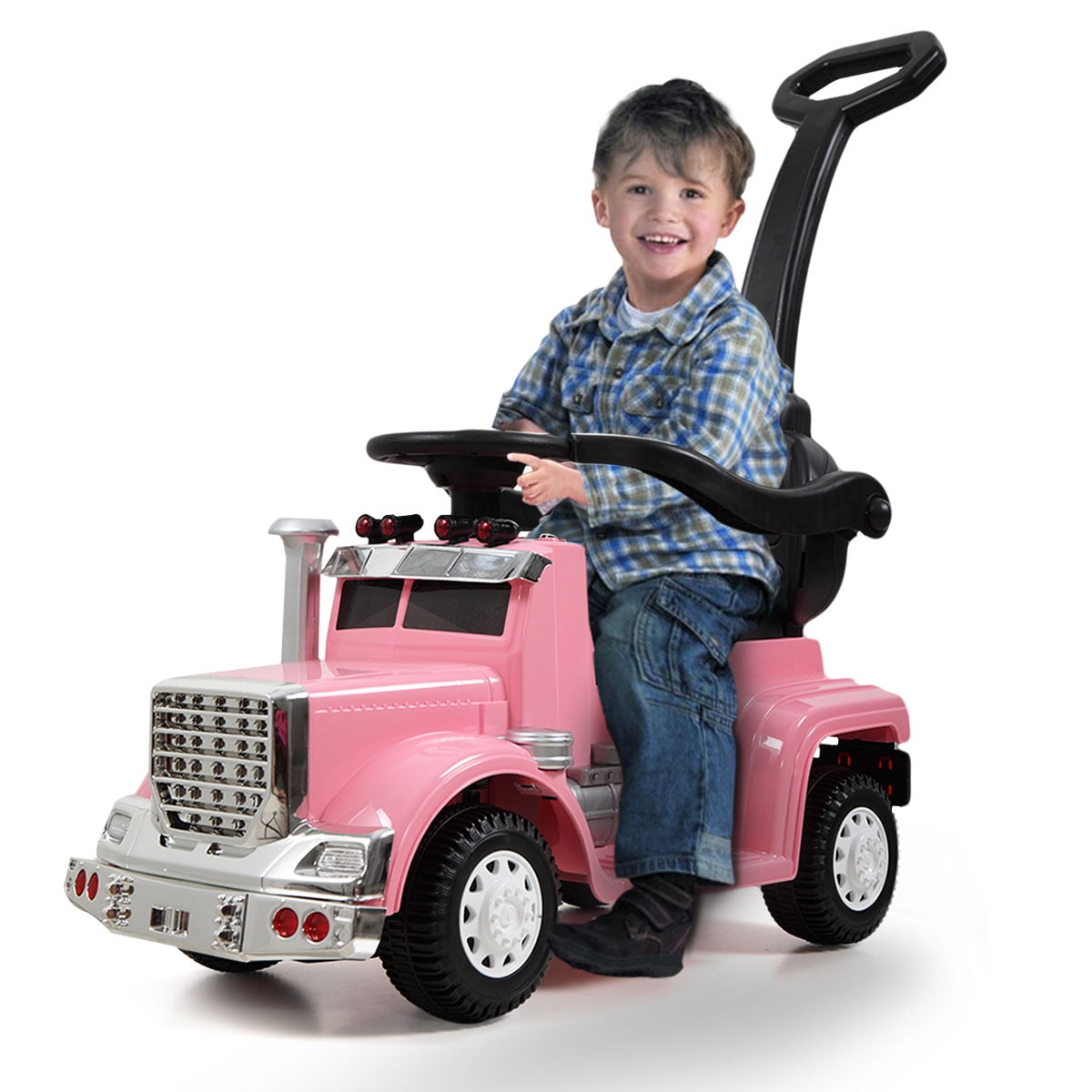 Tobbi 3 In 1 Kids Ride On Push Car Toddler Stroller Play Toy 6V Battery tobbi-3-in-1-kids-ride-on-push-car-toddler-stroller-play-toy-6v-battery