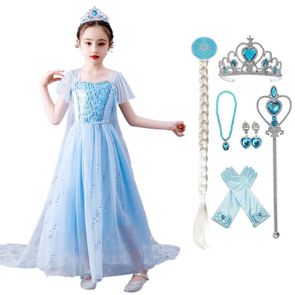 Click here for Hawee Snow Queen Elsa Ice Princess Princess Costum... prices