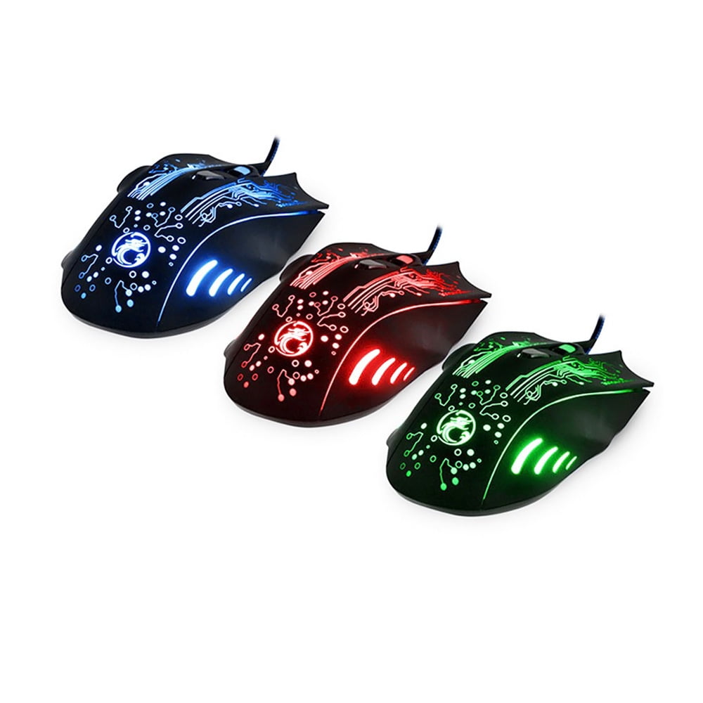 axGear Gaming Mouse USB Optical 5500 Dpi 6 Buttons Wired Mice for Gamer ...