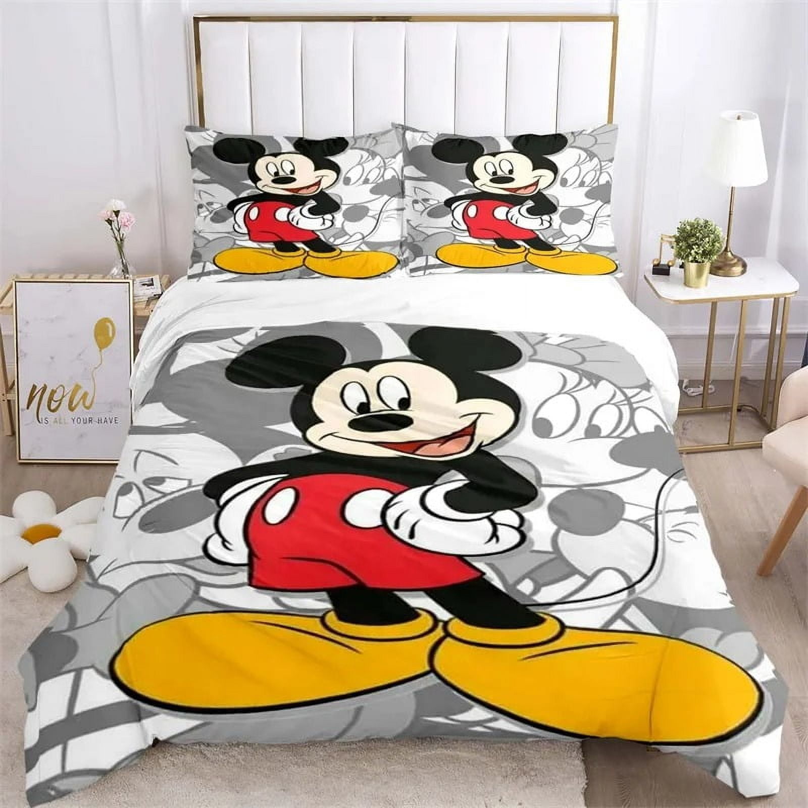 Click here for Yingd Mickey Duvet Cover Pillowcase Bedding Set  B... prices