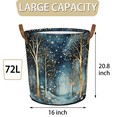 ADECORIVY Jungle Trees Forest Bushes Laundry Basket, Foldable Laundry ...