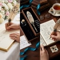 Classical European Styles Quill Pen Quill Writing Pen Set With Metal ...