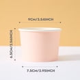 25 Disposable Light Pink Party Cups, Paper Bowls & Snack Boxes - Eco ...