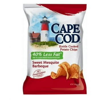 Cape Cod Potato Chips, Sweet Mesquite Barbeque BBQ Kettle Cooked, 1.375 ...