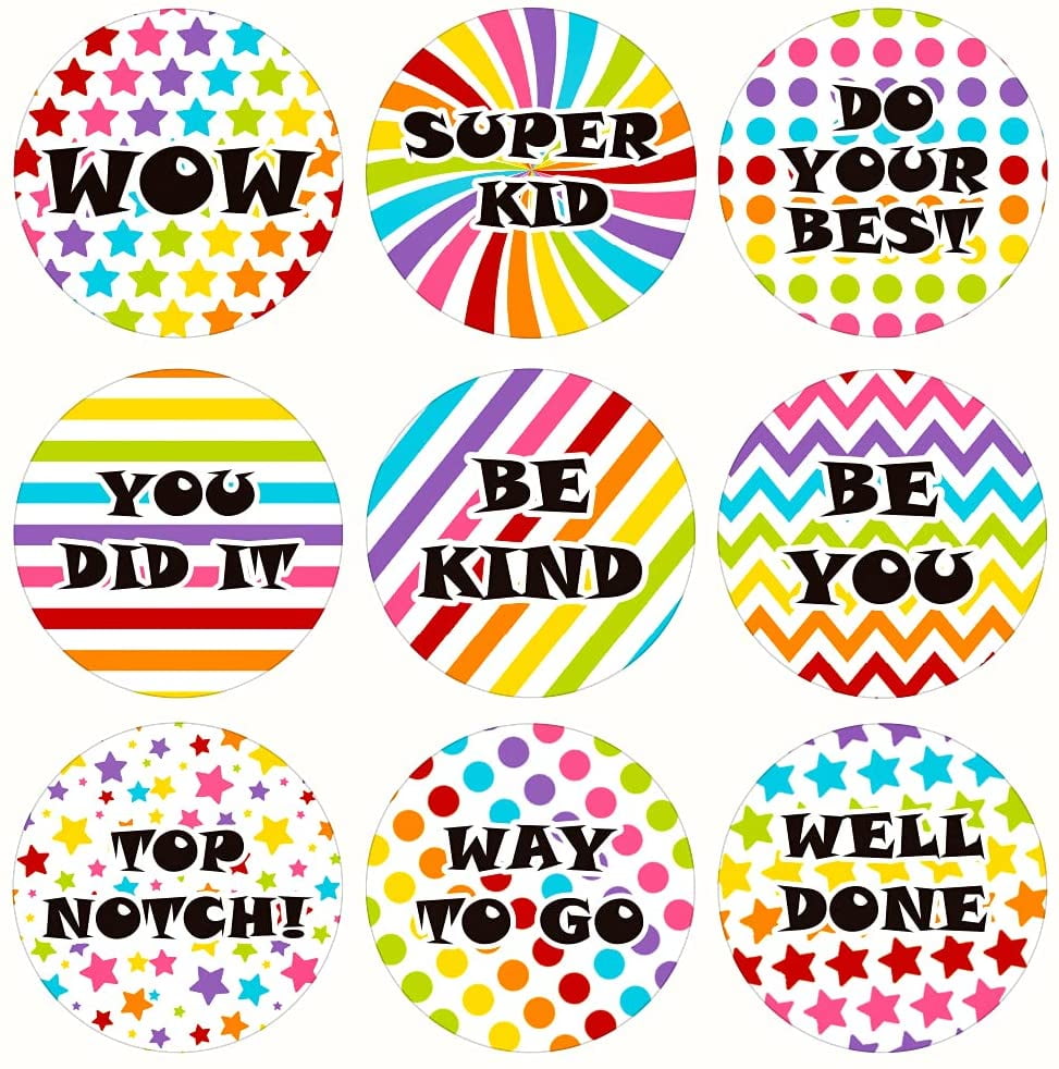 Teacher Reward Stickers,23 Sheets Back to School Stickers for Kids ...