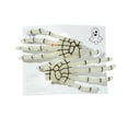 Claire's Halloween Classic Glow in the Dark Skeleton Hand Hair Clips, 1 ...
