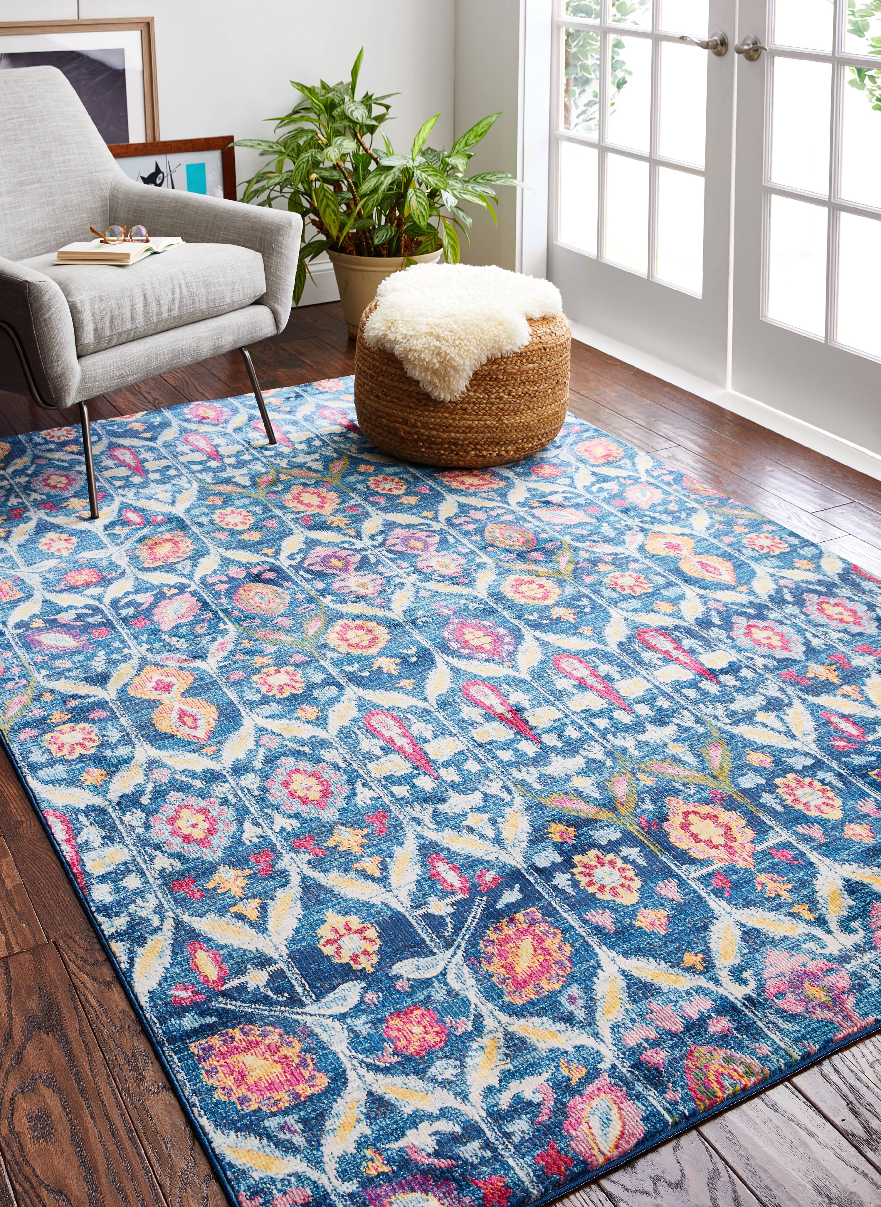 Bashian Guy Transitional Floral Area Rug - Walmart.com