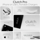 Clutch Pro Small Lightning Portable Charger - Black - Walmart.com