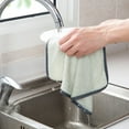 Chailin Kitchen Dish Towels Dishcloths Super Absorbent Non Stick Oil Dirt Thickening Towels For ...