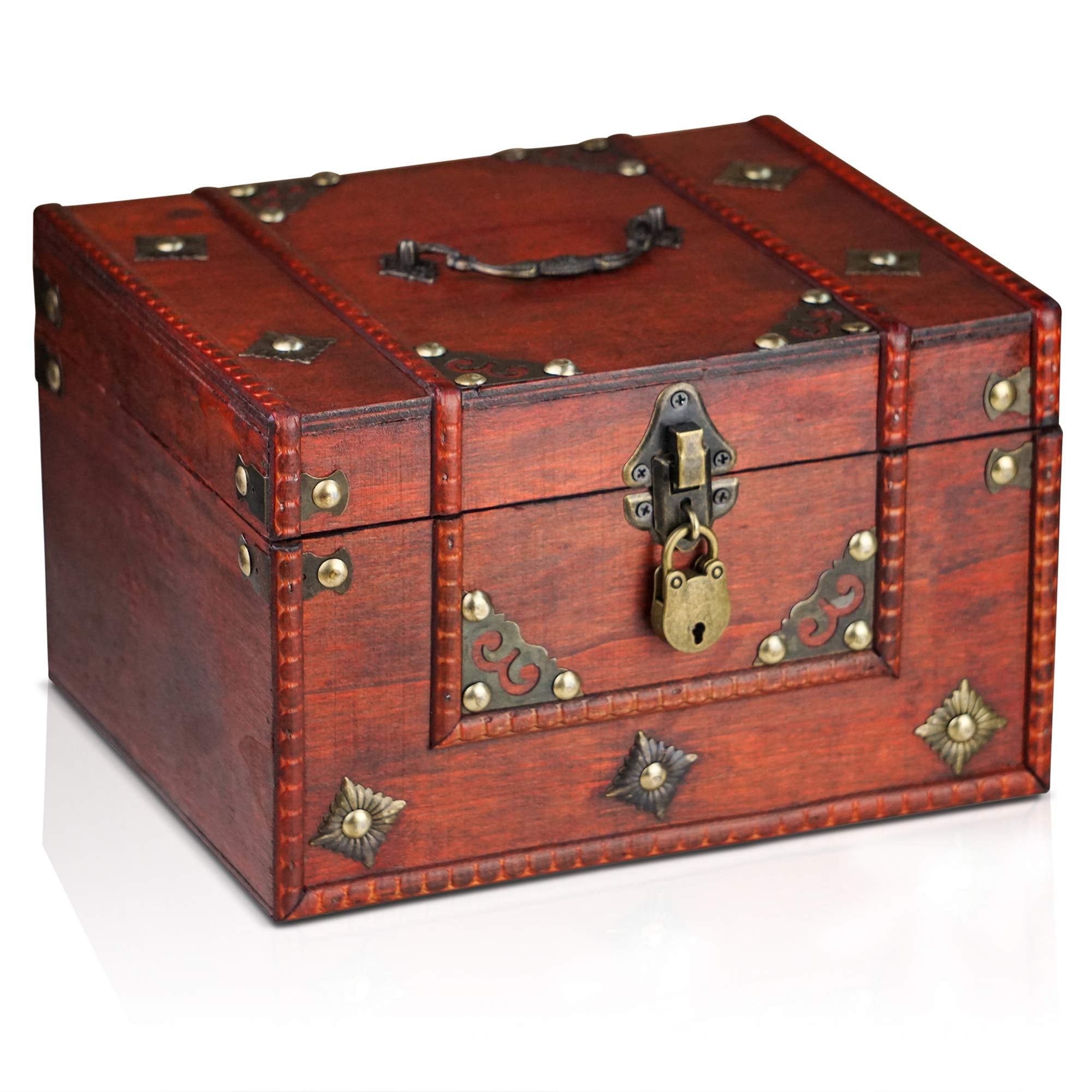 Large Wooden Treasure Chest