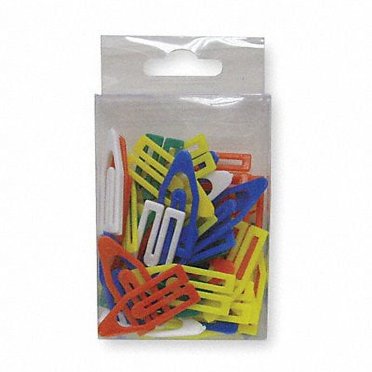 Medium Plastic Clips, 1", Assorted, 500/BX - Walmart.com
