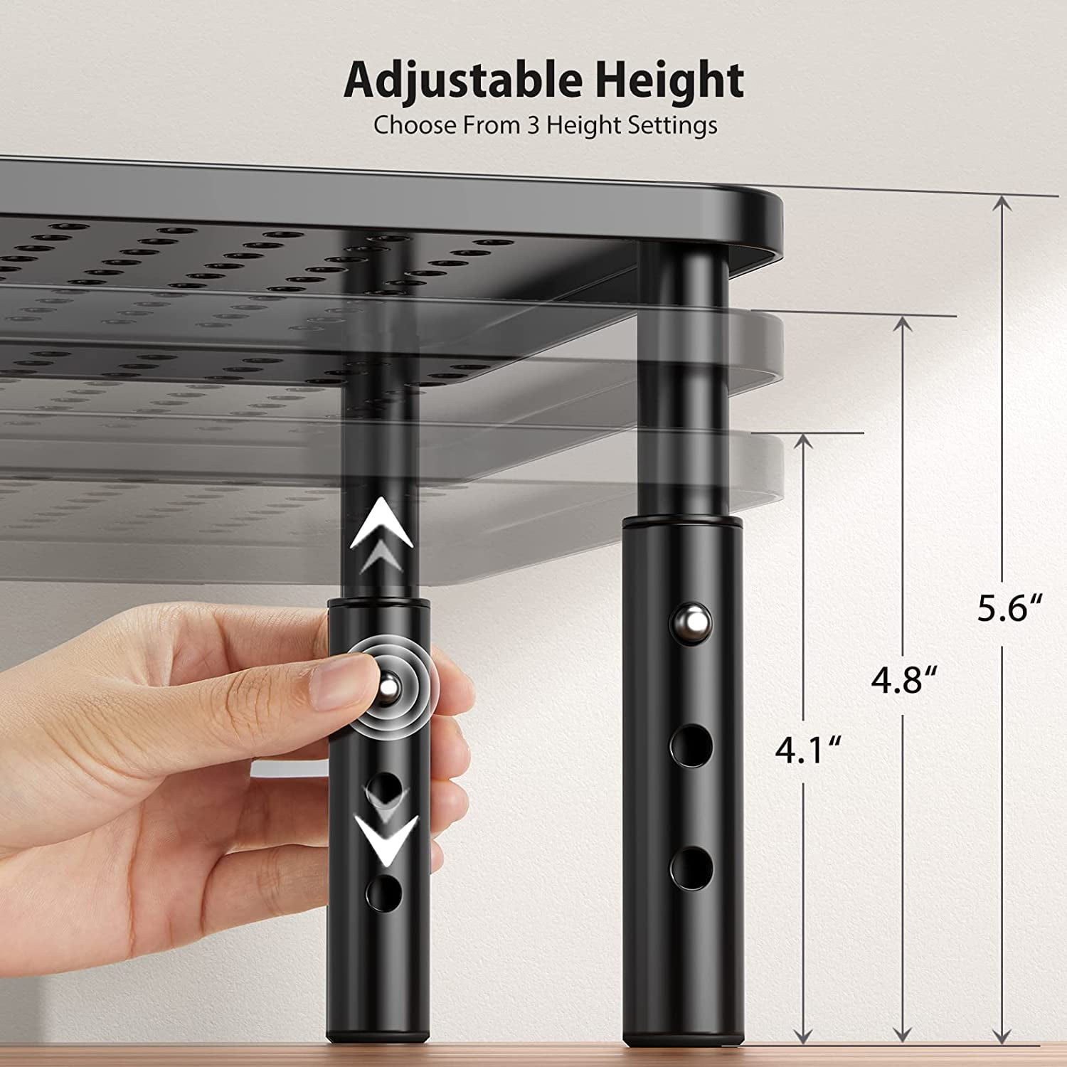 Adjustable Monitor Stand with Metal Vented Platform, Philippines | Ubuy
