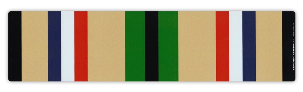 Magnetic Bumper Sticker - Desert Storm War Service Ribbon - Conflict ...