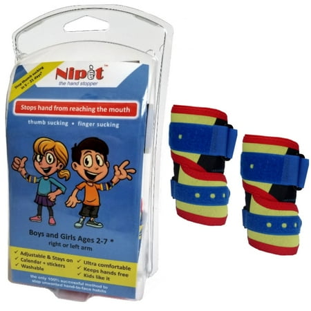 [2-Pack] (Age 2-7) NIPIT Thumb Sucking Stop for Kids and Stop Finger ...