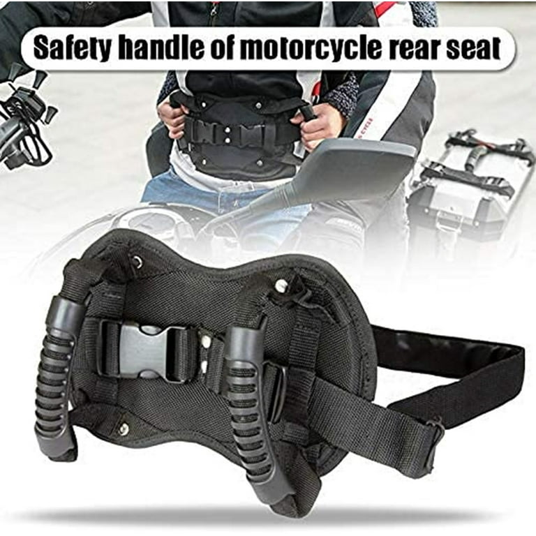 ATV Safety Belt Motorcycle Passenger Safety Belt - Adjustable Grab ...