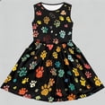 Bainana Toddler Girl'S Summer Dress Size 15-16 Years Cartoon Print ...