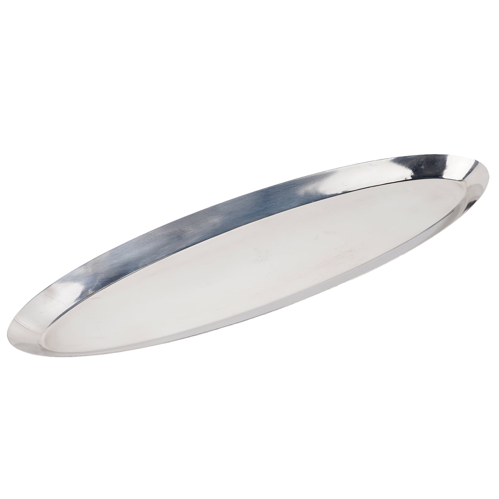 NUOLUX Fish Storage Plate Stainless Steel Fish Dish Metal Food Serving ...