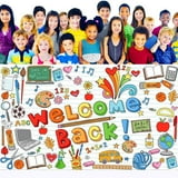 MetMetalrt Welcome Back Party Banners Fabric Multicolor - Walmart.com