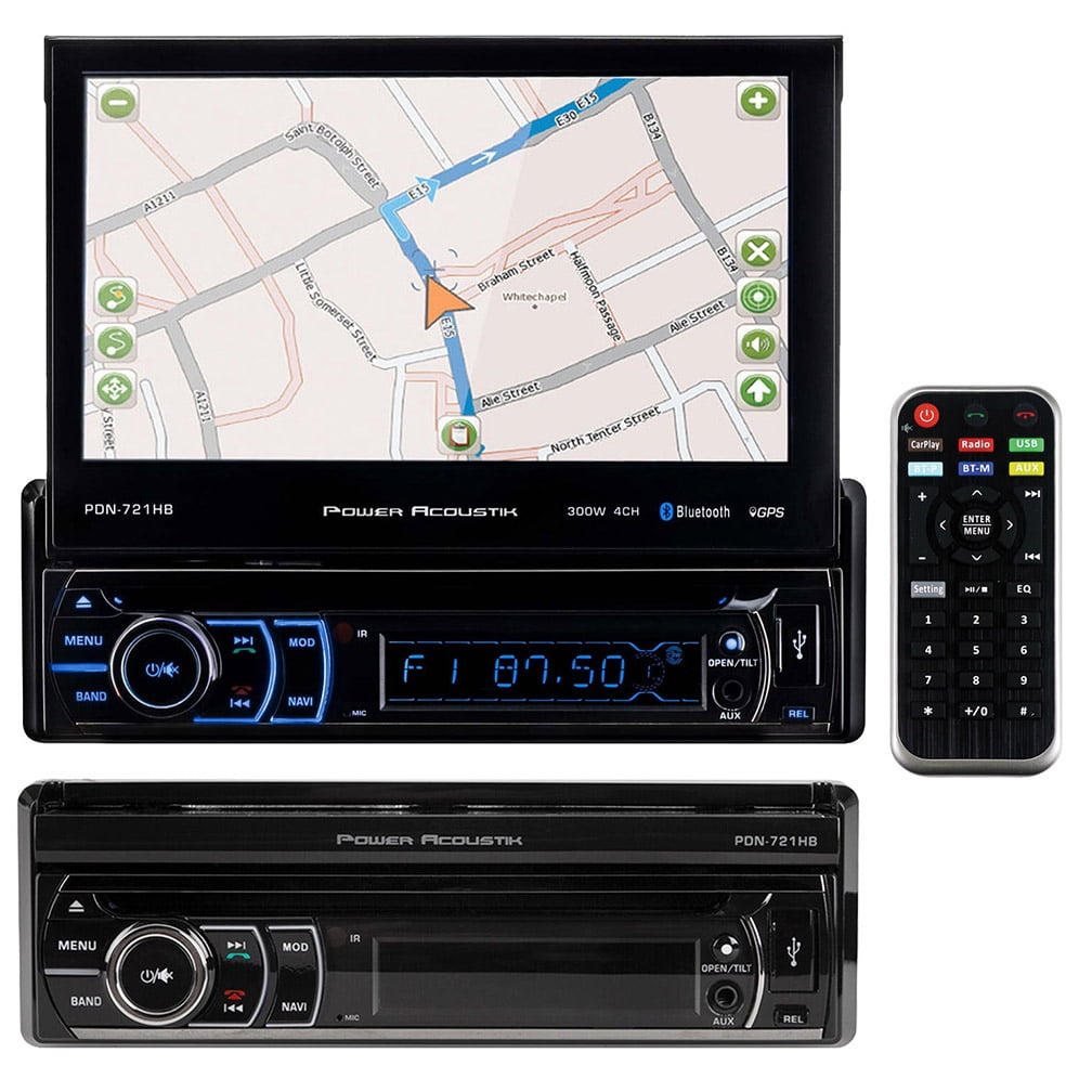 Power Acoustik Single DIN Bluetooth In-Dash DVD/CD/AM/FM Car Stereo ...