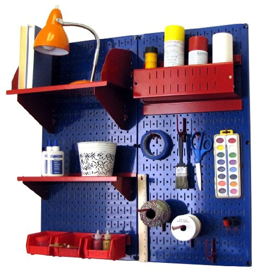 Wall Control Pegboard Hobby Craft Pegboard Organizer Storage Kit with ...