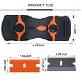 3 Pack Double Edge Razor Blade Scraper Set with 20 Pcs Replacement ...