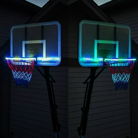 Solar Basketball Hoop Light IP67 Waterproof LED Nightlight Basketball ...