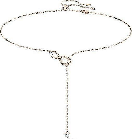 Colección de joyas Infinity Twist, pulseras y collares, acabado en tonos rodio y oro rosa ...