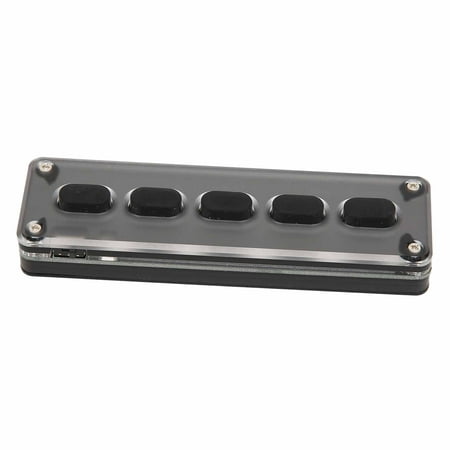 Programmable Keypad,Programmable Keypad 5 Keys Silicone Keyboard Gaming ...