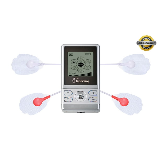 TechCare S Massager Silver Tens Unit FDA 510k Cleared Lifetime Warranty ...