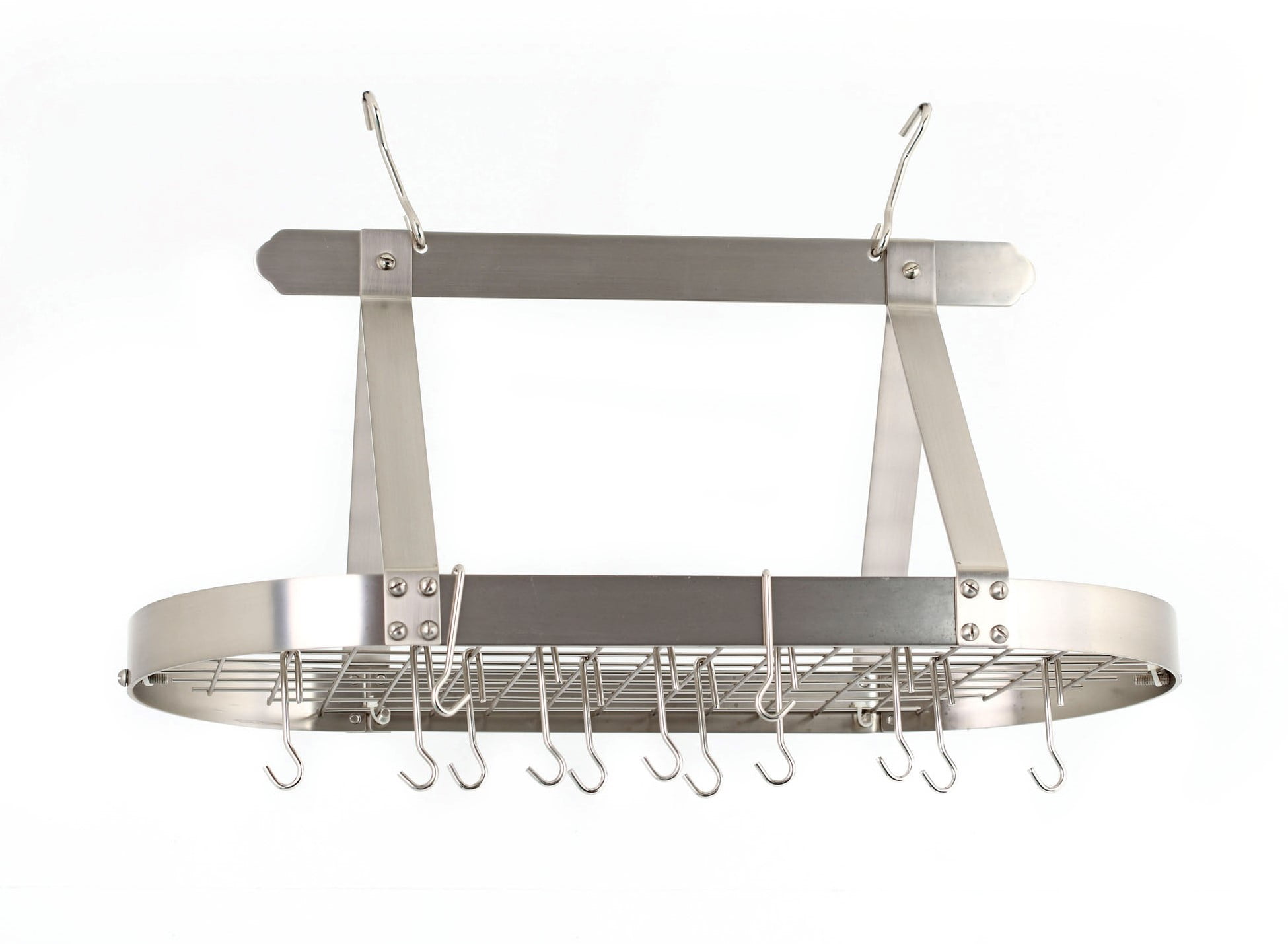 Oval Pot Rack with Grid - Walmart.com