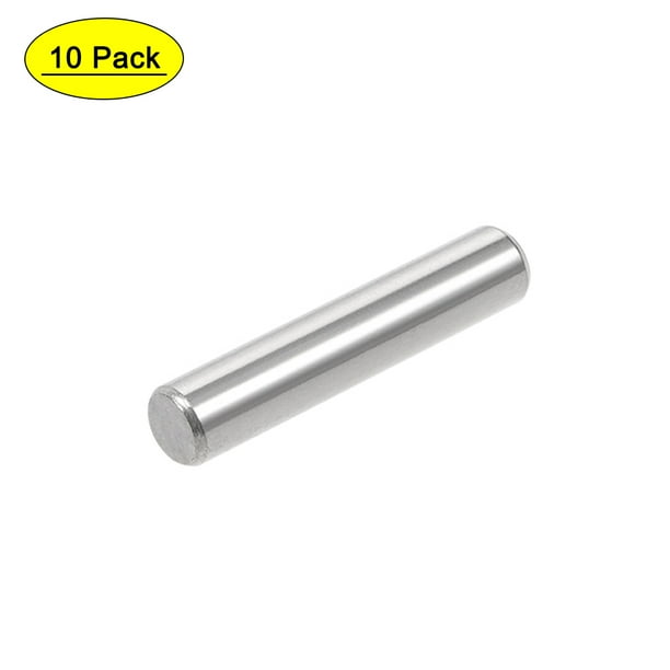 Uxcell 6mmx30mm 304 Stainless Steel Dowel Pin 10 Pack - Walmart.com ...