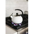 Farberware Luna Porcelain Enamel 2.5 Quart White Tea Kettle - Walmart.com