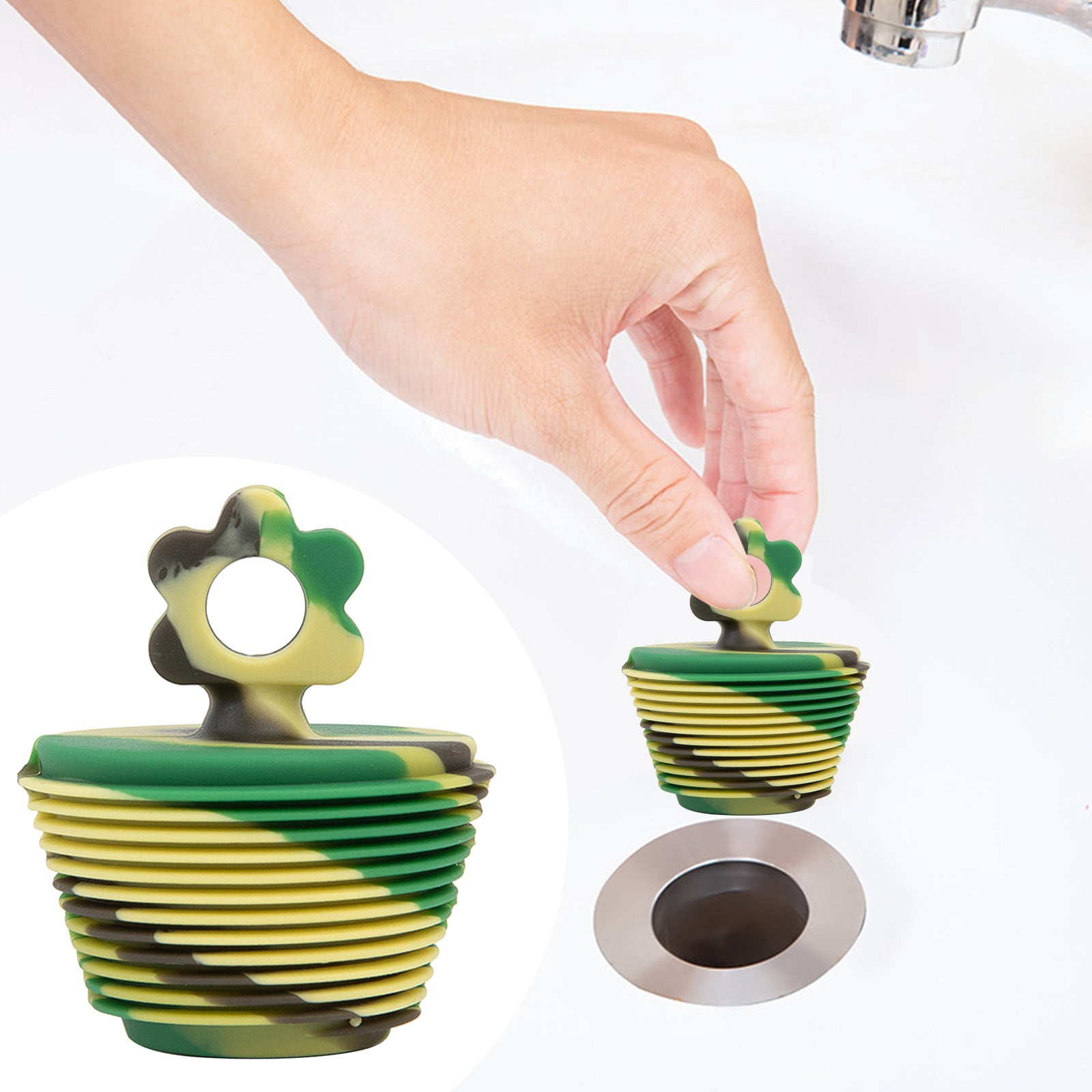 Click here for Wozie Spring Decor Bathtub Stopper With Suction Si... prices