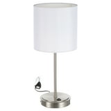 Mainstays Silver Grab and Go Stick Lamp with USB Port - Walmart.com