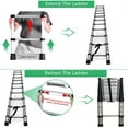 netuera Ladder Step Extension Telescoping Lightweight Portable Folding ...