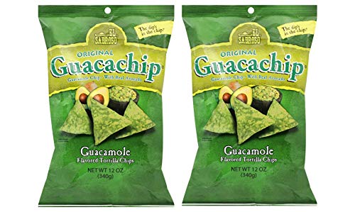 El Sabroso Guacamole Tortilla Chips 12 oz. Bags (2 Bags) - Walmart.com
